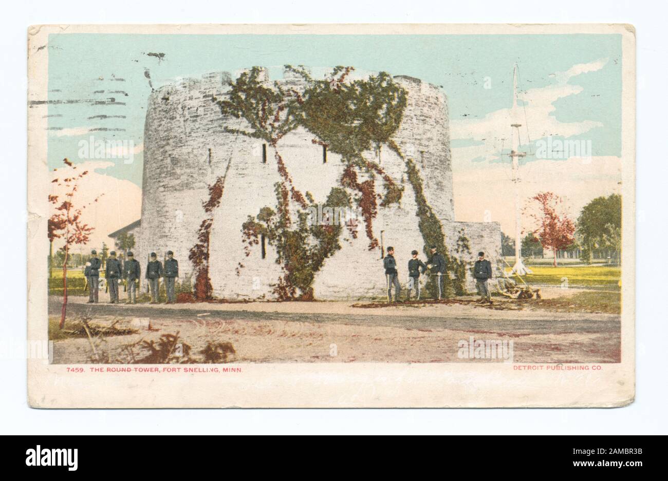 Round Tower, Fort Snelling, Minn Postcard series number: 7459 1903-1904 ...