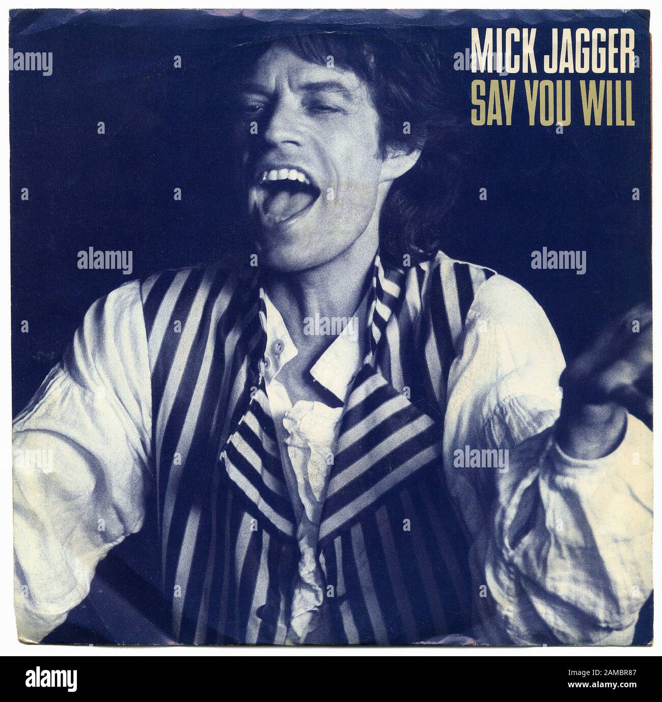 Mick Jagger - Say You Will - Classic vintage vinyl album Stock Photo ...