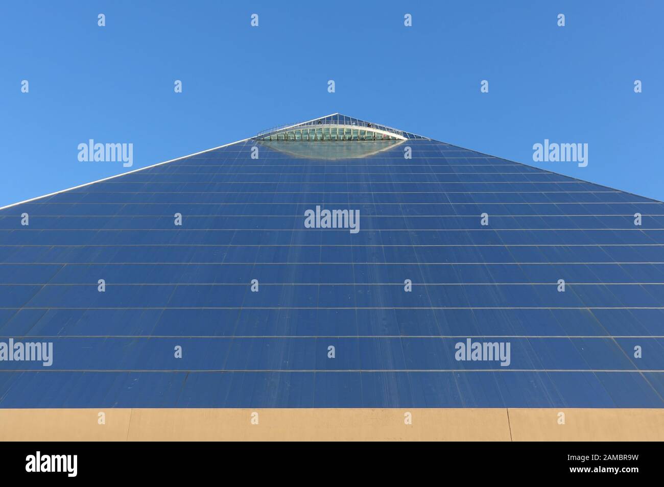 MEMPHIS, TN -5 JAN 2020- View of the Memphis Pyramid (Great American ...