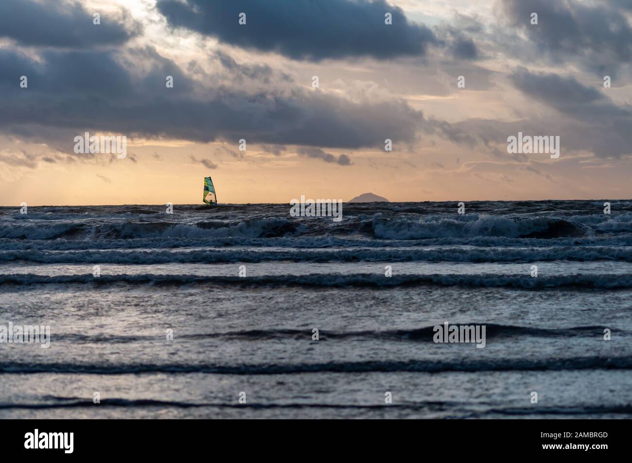 Troon beach troon sunset on hi-res stock photography and images - Alamy