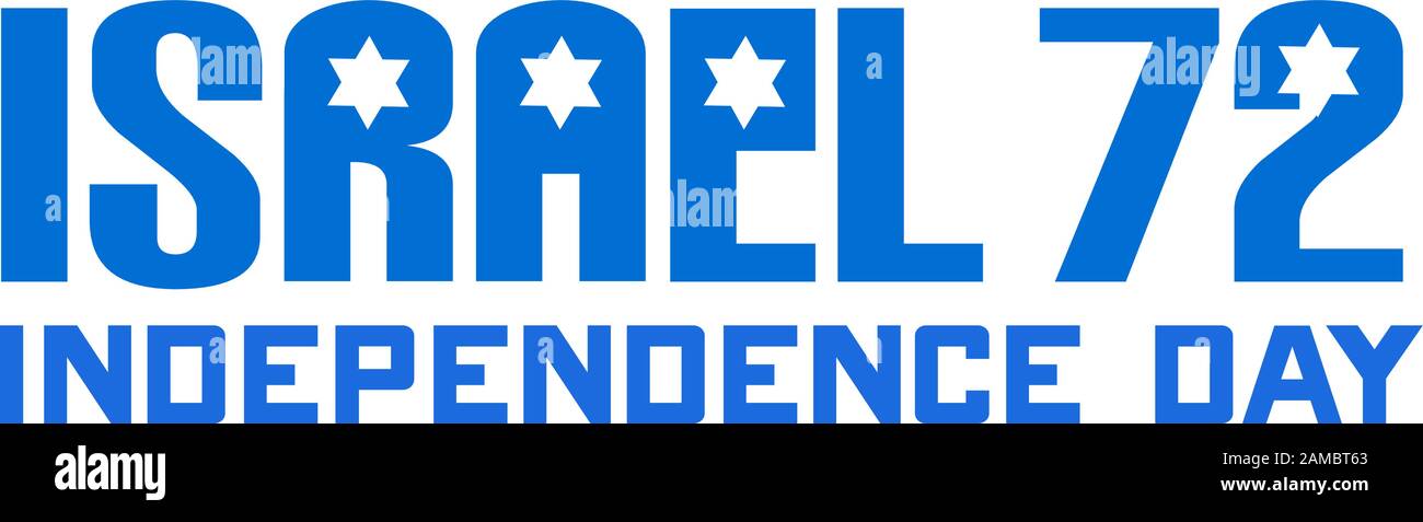 Israeli Independence Day Stock Vector Image & Art - Alamy
