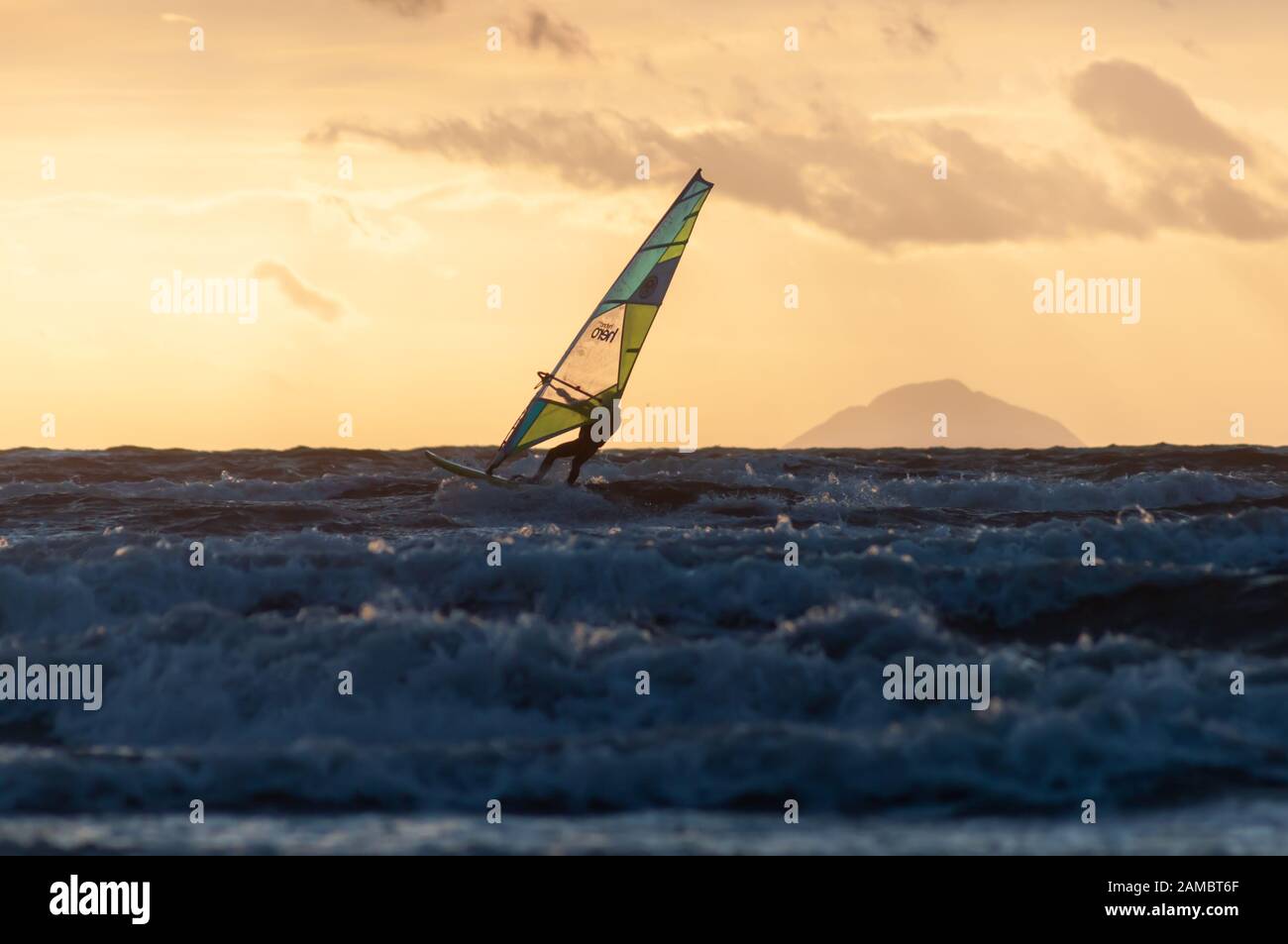 Troon beach troon sunset on hi-res stock photography and images - Alamy