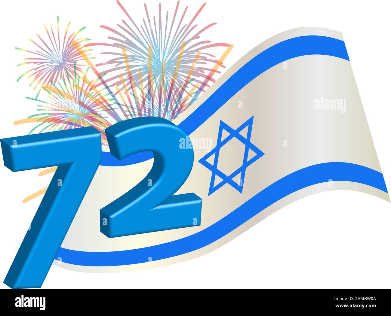 Israeli Independence Day Stock Vector Image & Art - Alamy