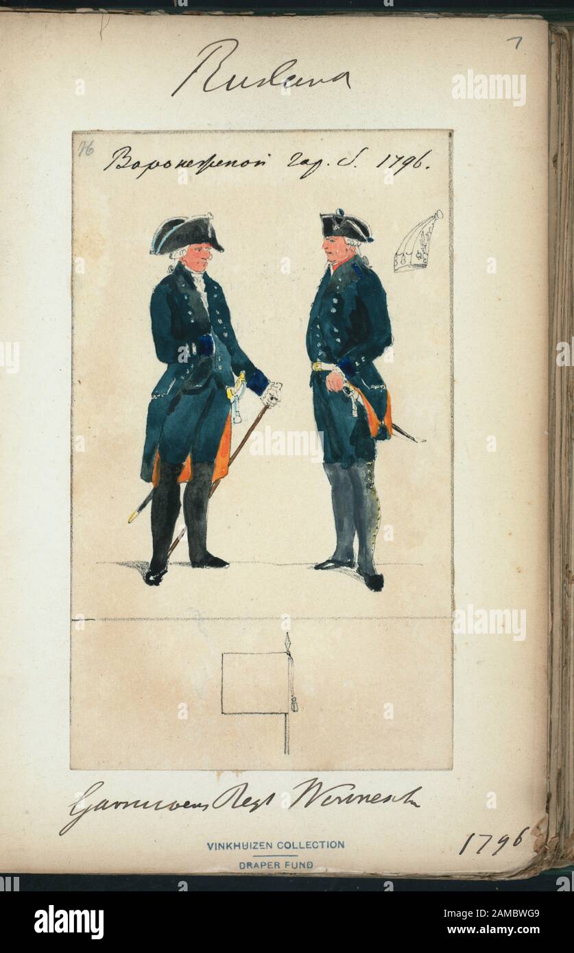 Russia, Russian Soldier, 1796 (part 5) Russia, Russian Soldier, 1796 ...
