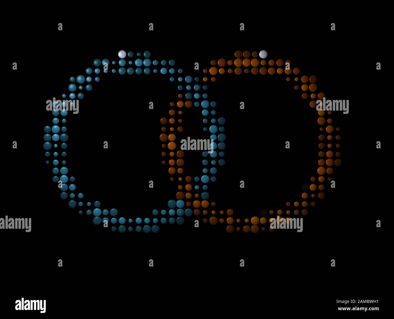 Interlocking circles hi-res stock photography and images - Alamy