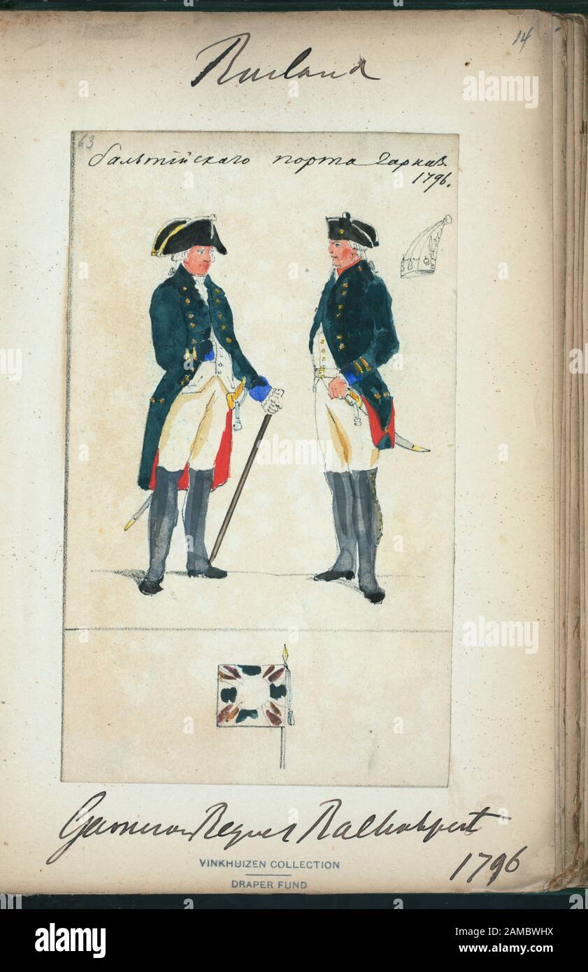 Russia, Russian Soldier, 1796 (part 5) Russia, Russian Soldier, 1796 ...