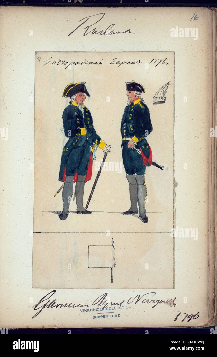 Russia, Russian Soldier, 1796 (part 5) Russia, Russian Soldier, 1796 ...
