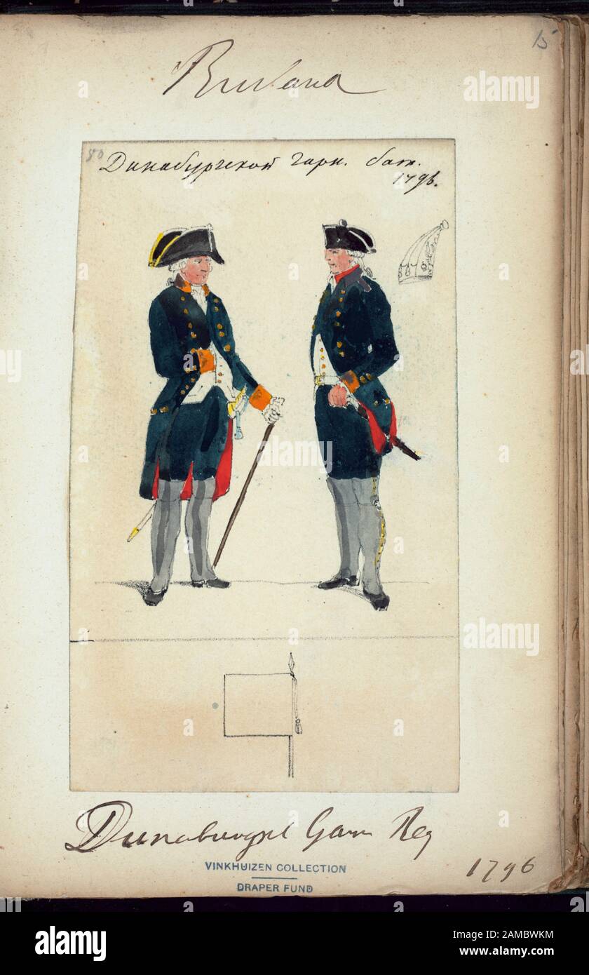 Russia, Russian Soldier, 1796 (part 5) Russia, Russian Soldier, 1796 ...
