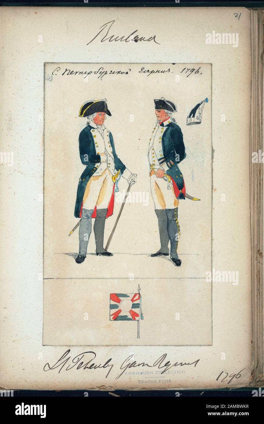 Russia, Russian Soldier, 1796 (part 5) Russia, Russian Soldier, 1796 ...