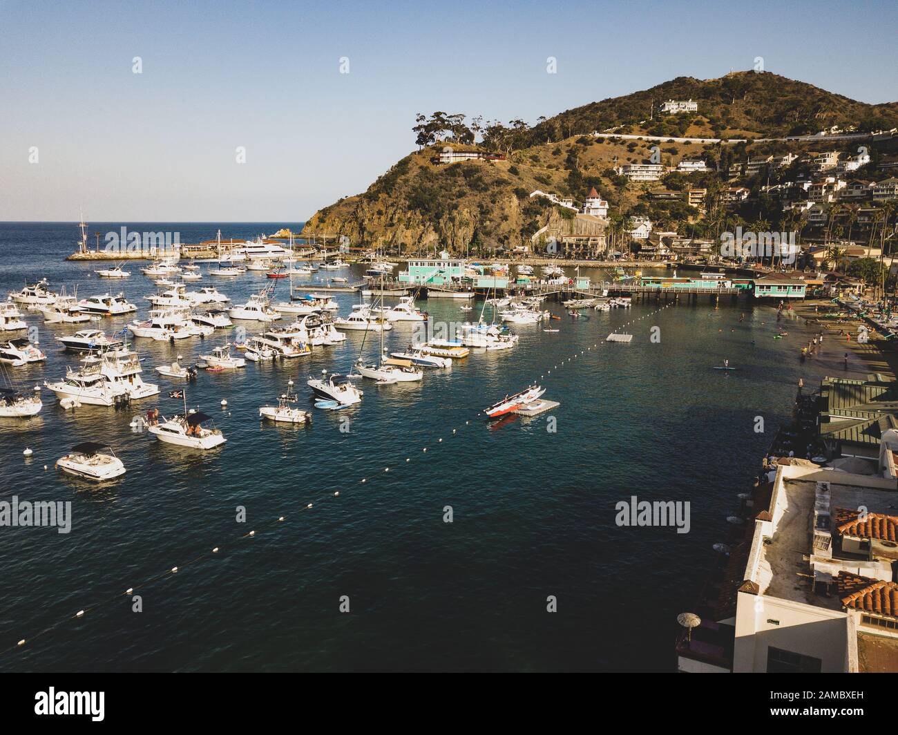 Catalina island aerial hi-res stock photography and images - Alamy