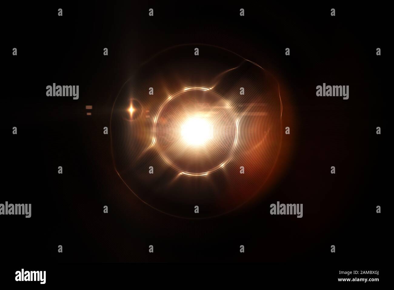 Glow red star abstract cosmos energy neon light space background Stock ...