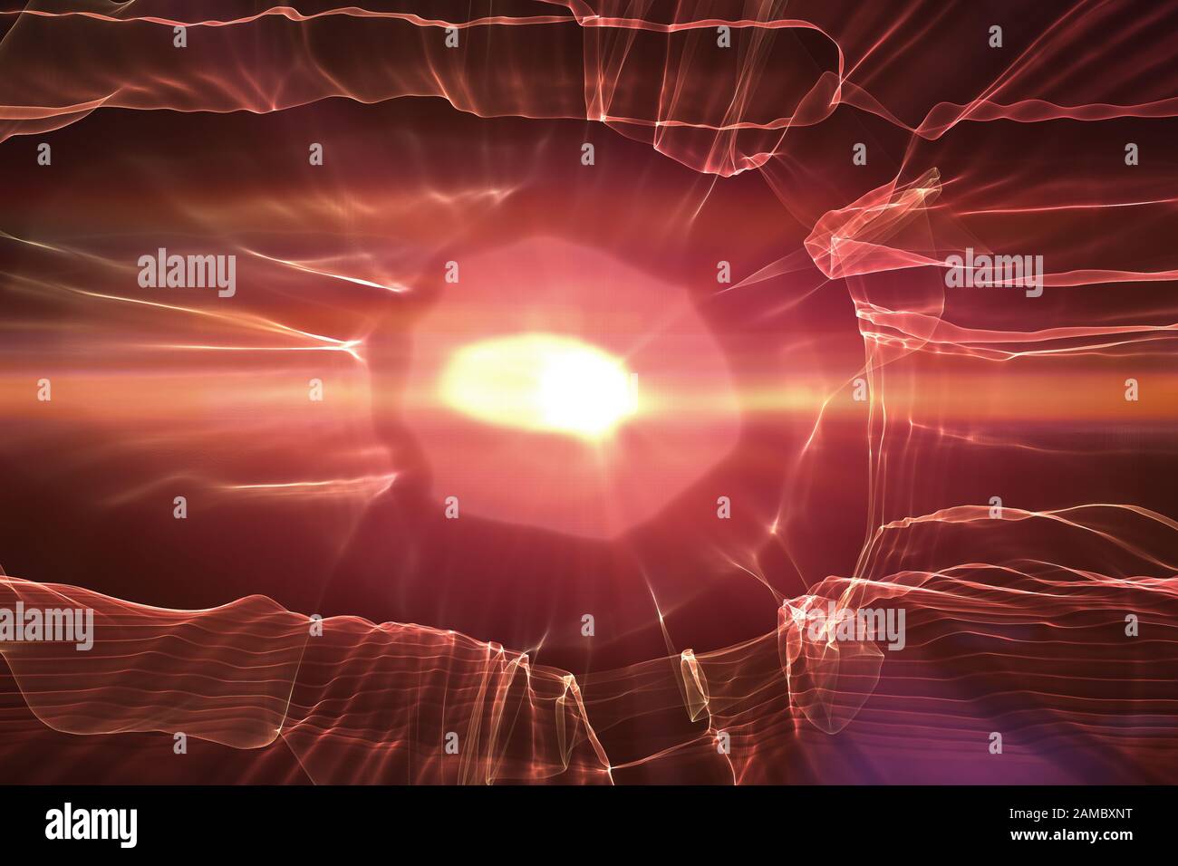 red digital damage illustration Stock Photo - Alamy