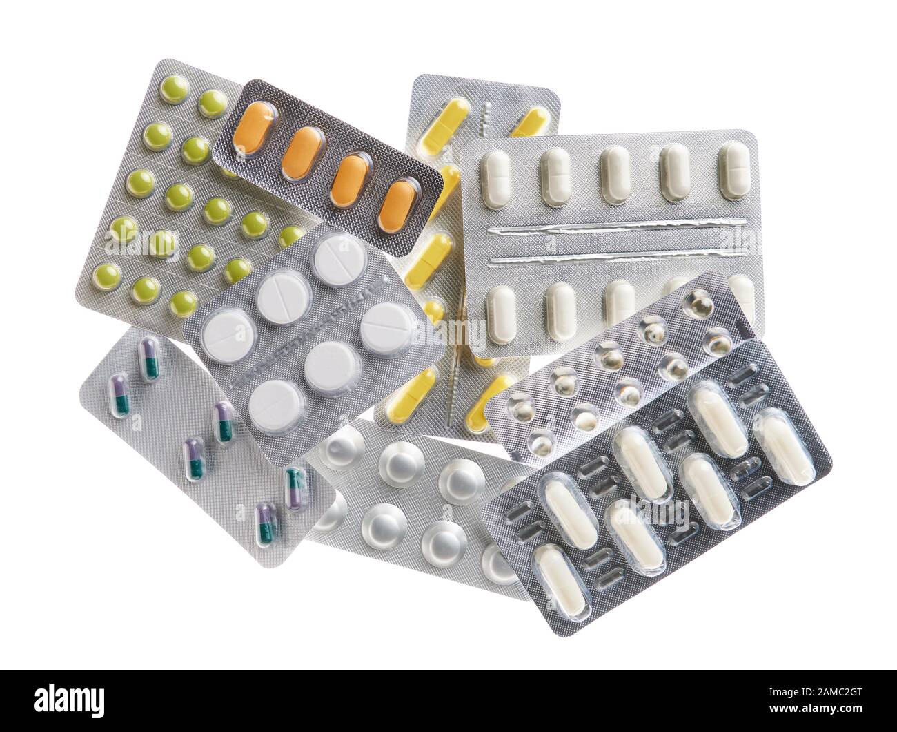 Pills blisters, tablets, vitamins, drugs, capsules, medicament and food ...