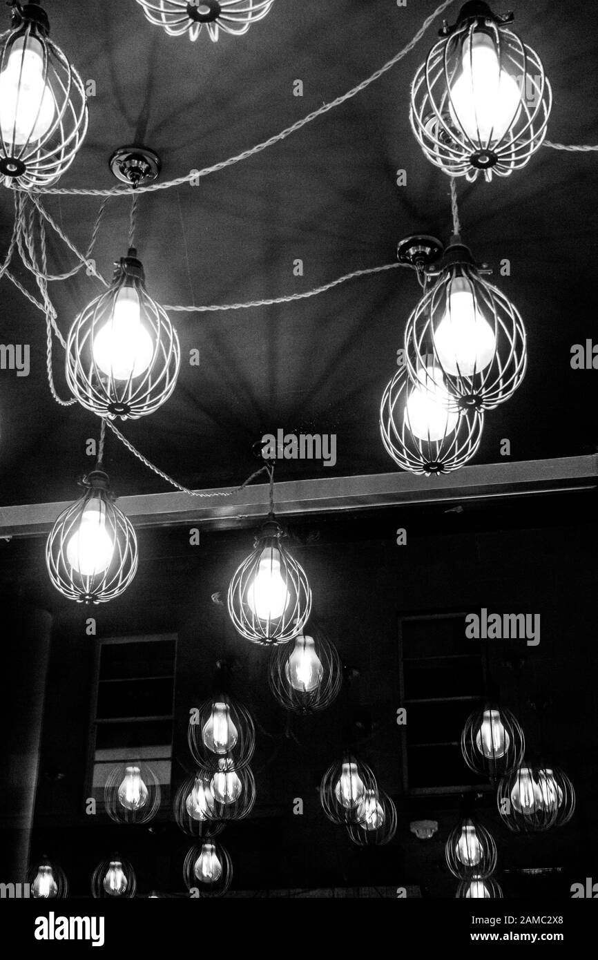 Old-fashioned / retro lighting Stock Photo - Alamy