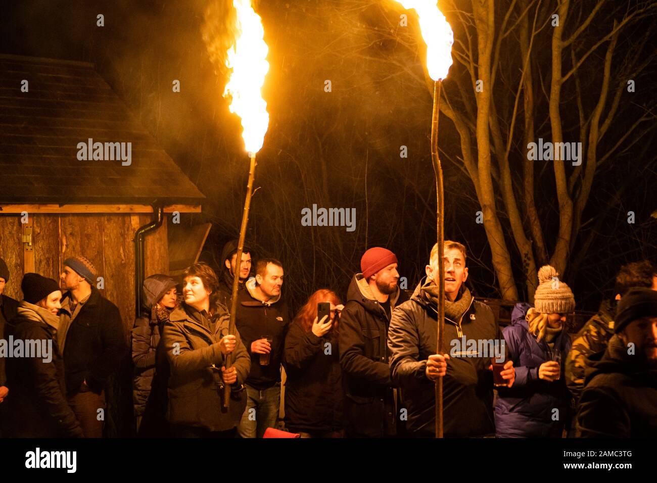 Wassailing somerset hi-res stock photography and images - Alamy