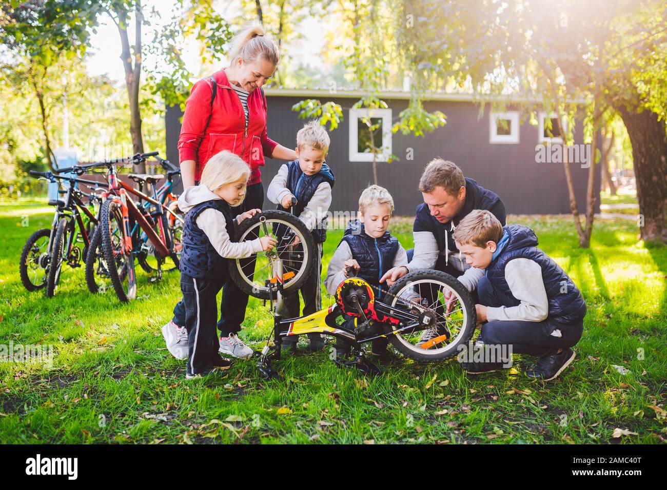 The theme is teamwork and a close-knit family spirit. Solving problems ...