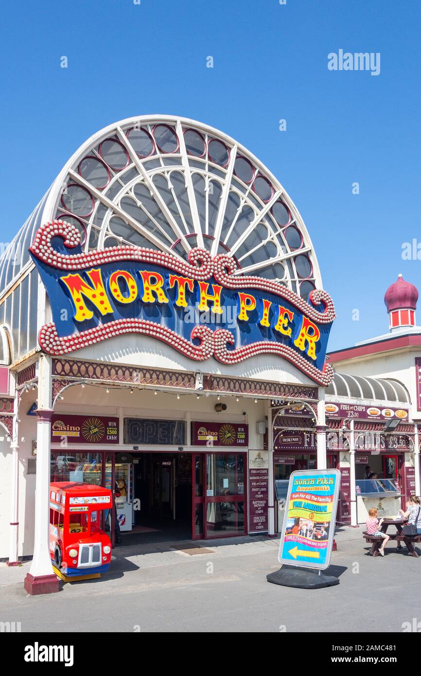 Blackpool england north pier hi-res stock photography and images - Alamy