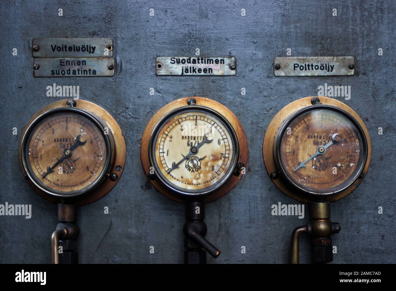 Dysfunctional gauges - part of Alvar Gullichsen artwork at Bonk Museum ...