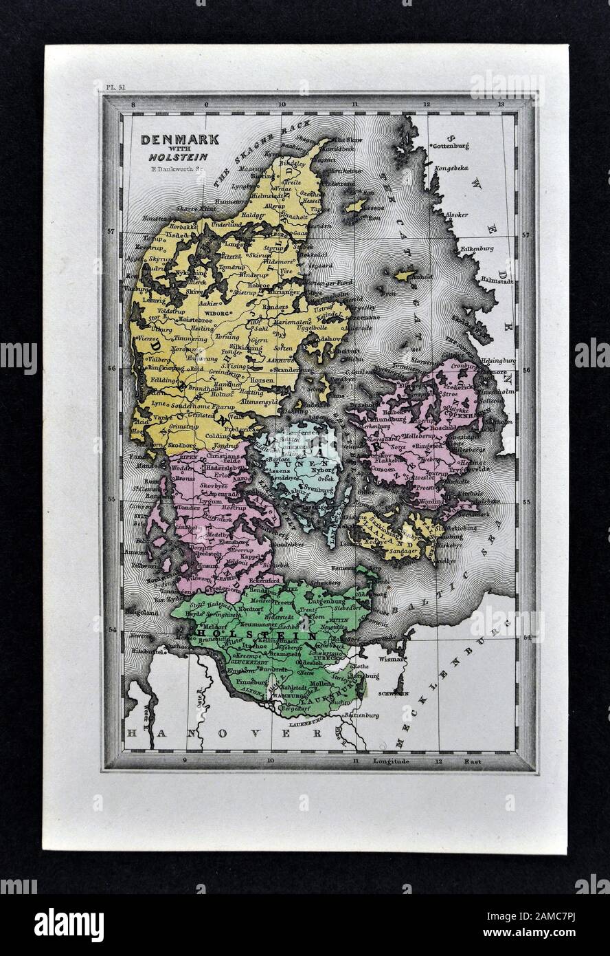 Copenhagen map hi-res stock photography and images - Alamy