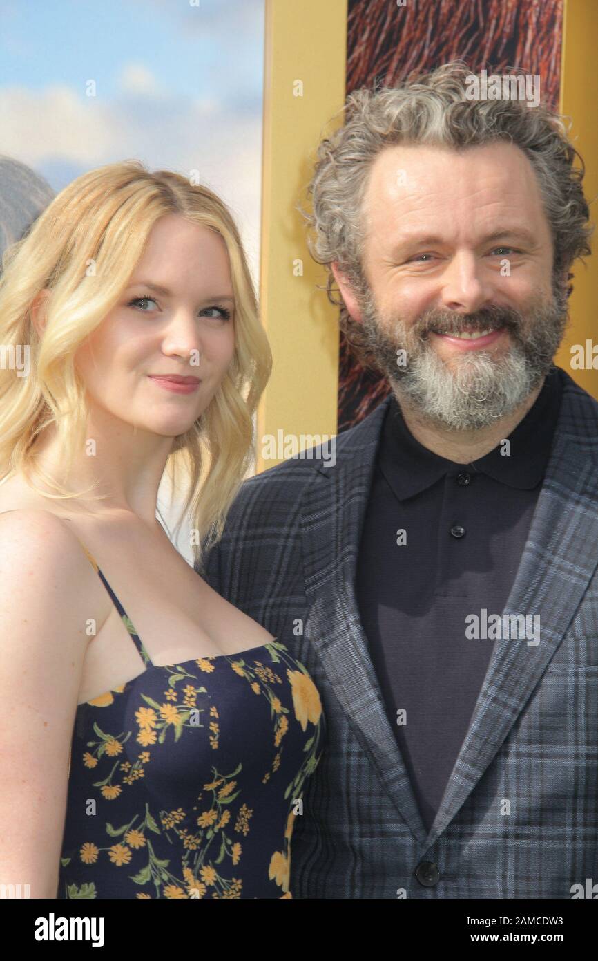 Los Angeles, USA. 11th Jan, 2020. Anna Lundberg, Michael Sheen 01/11 ...