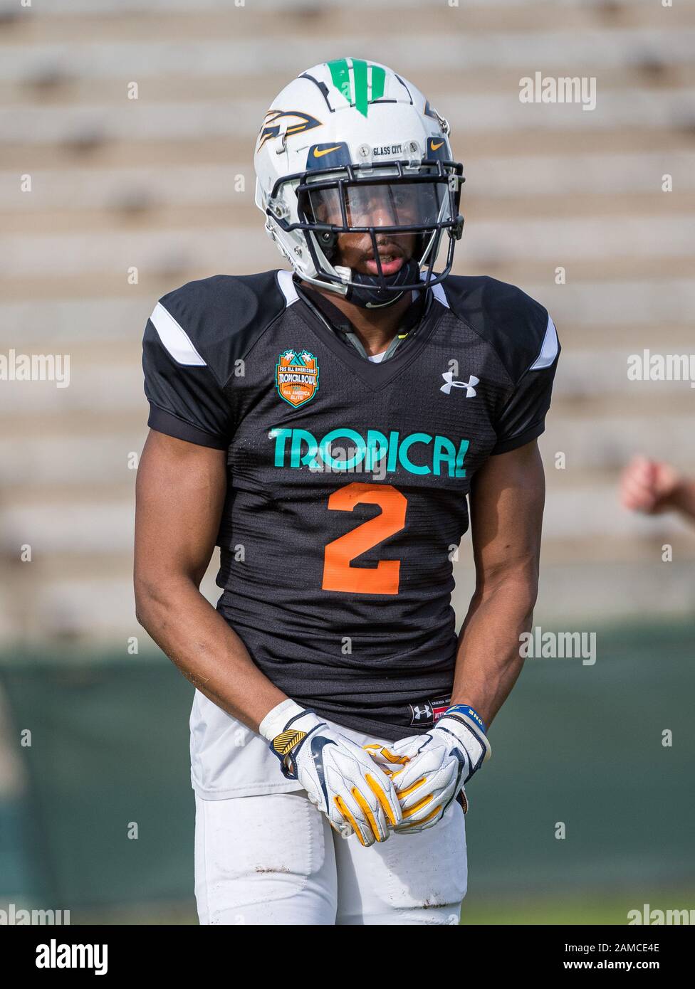Deland, FL, USA. 12th Jan, 2020. National Team defensive back Kahlil ...