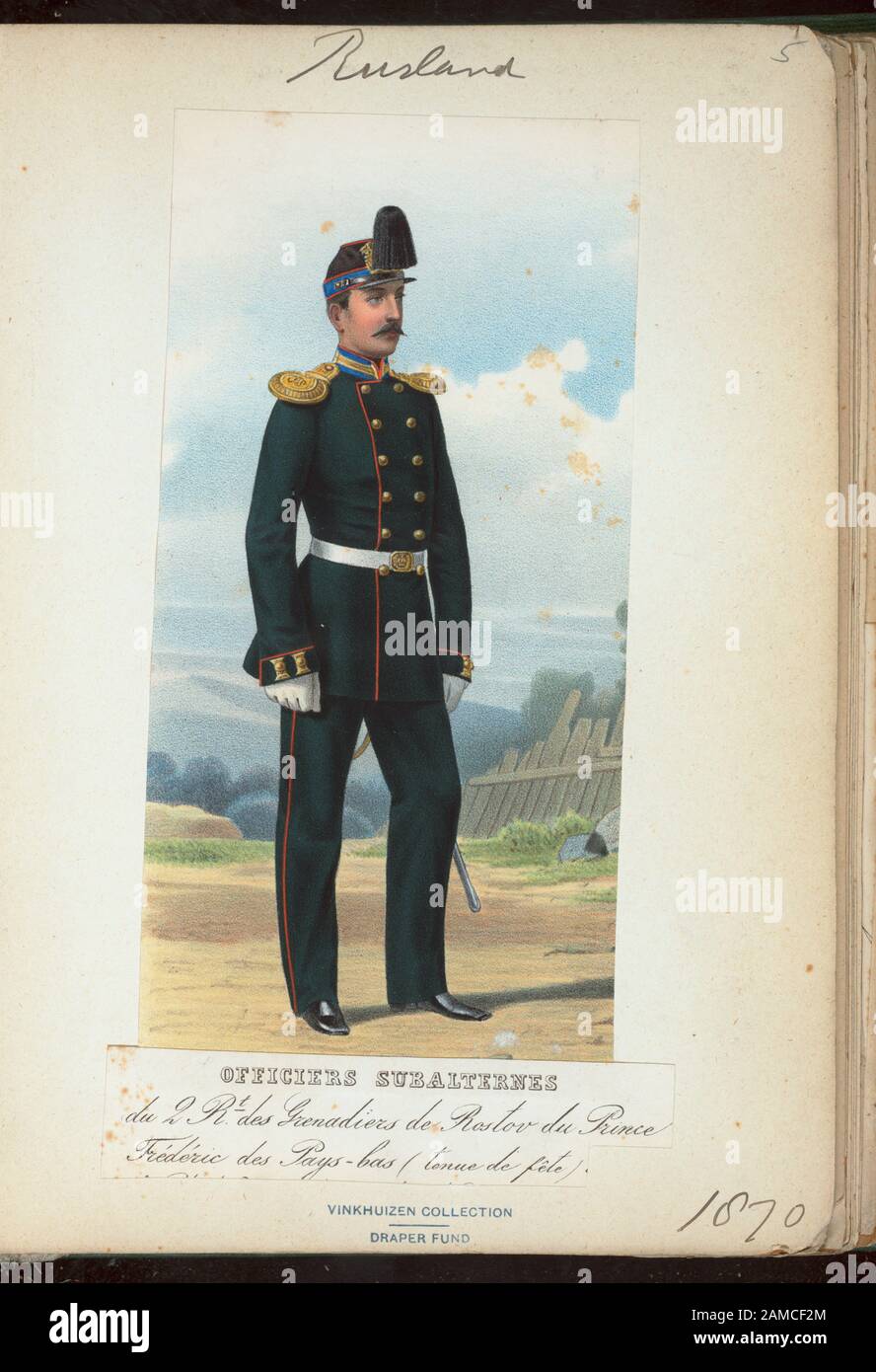 Russia, Russian Soldier, 1870 Russia, Russian Soldier, 1870.; Russia ...