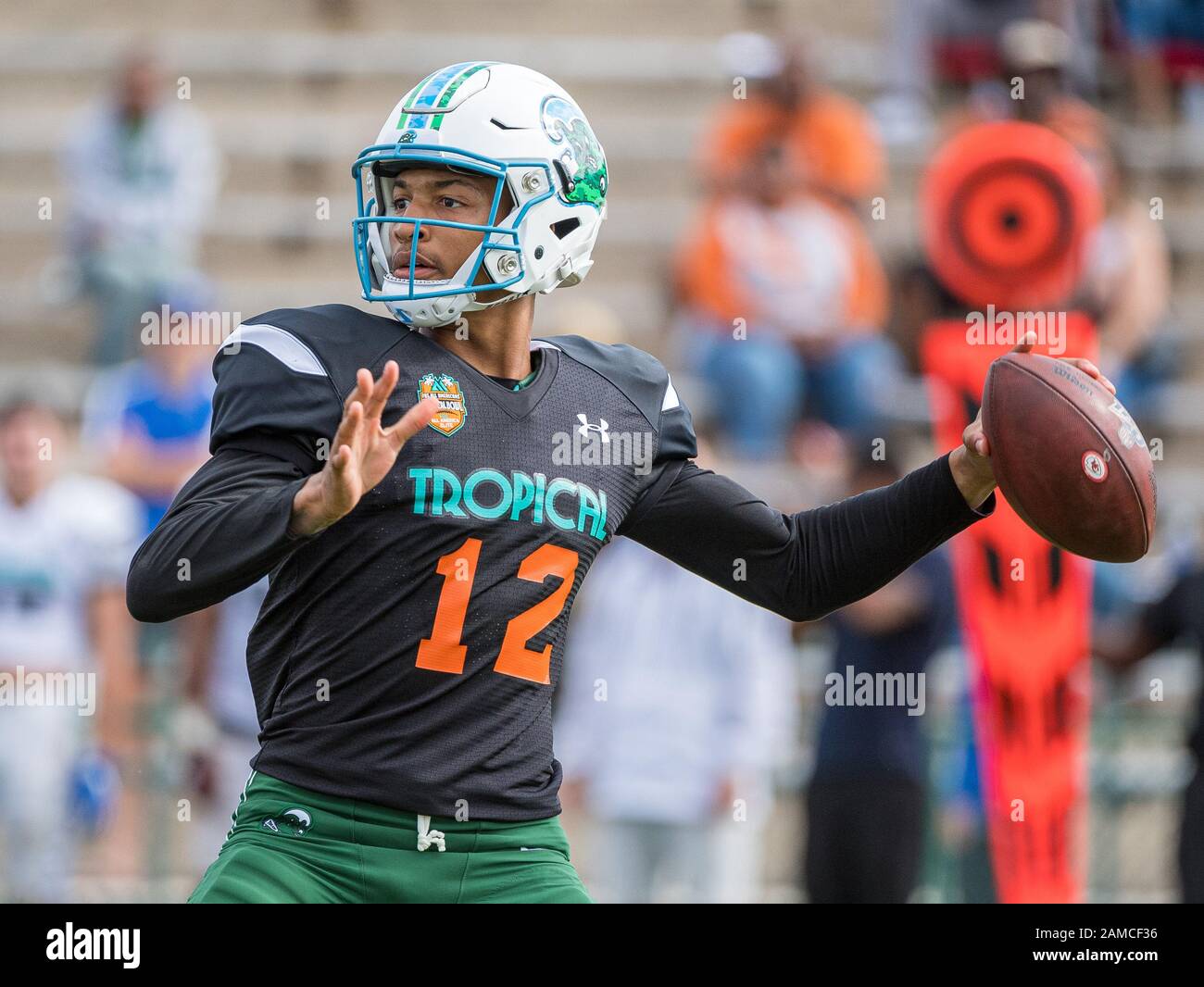 Deland, FL, USA. 12th Jan, 2020. National Team quarterback Justin ...