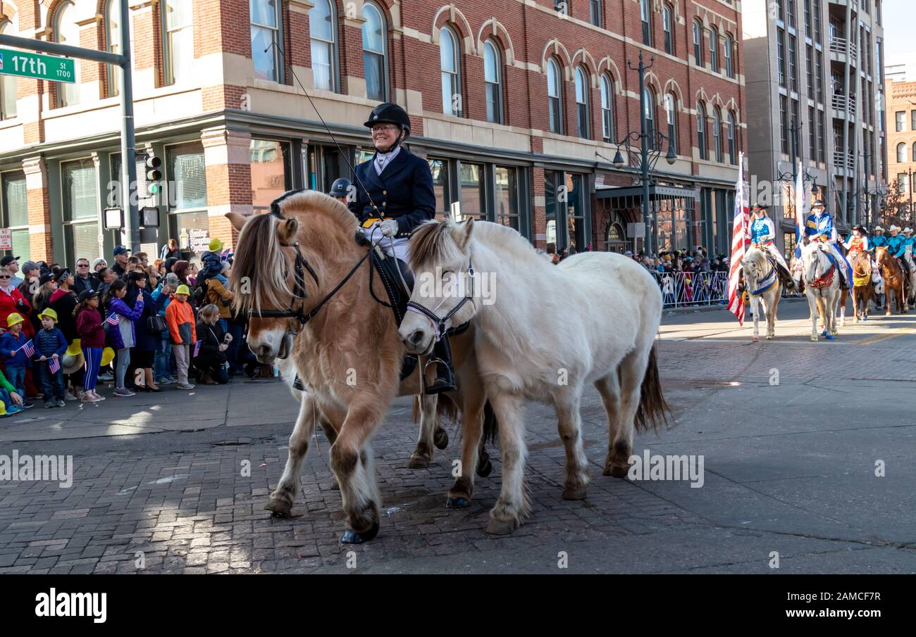 Denver, Colorado - January 9, 2020: Annual National Western Stock Show ...