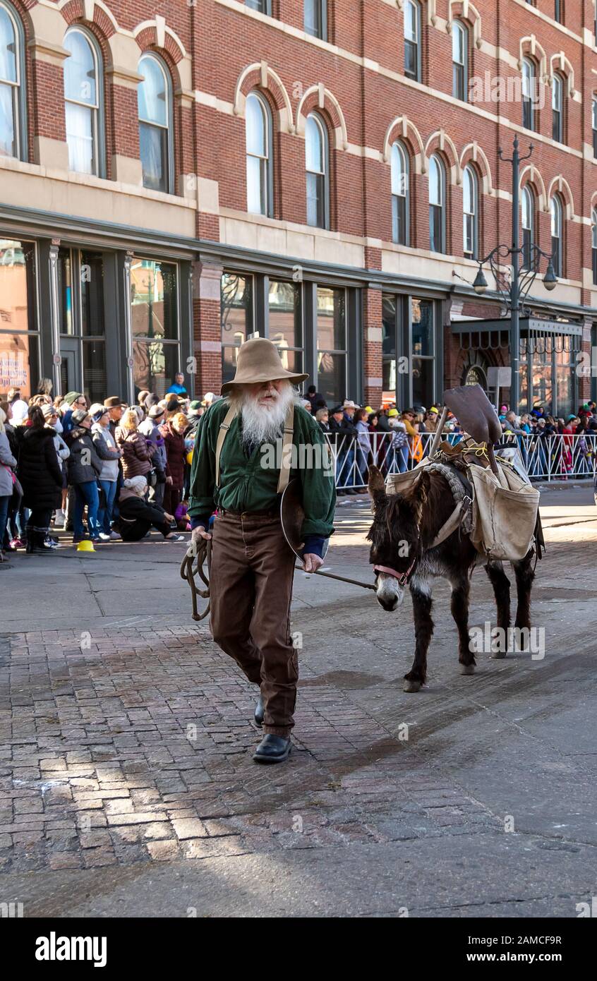 Denver, Colorado - January 9, 2020: Annual National Western Stock Show ...