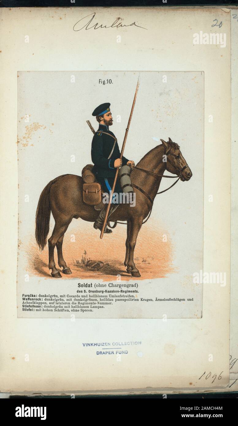 Russia, Russian Soldier, 1896 (part 1) Russia, Russian Soldier, 1896 ...