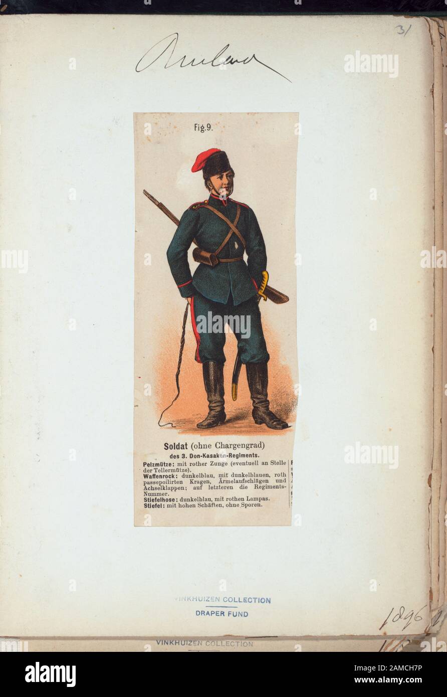 Russia, Russian Soldier, 1896 (part 1) Russia, Russian Soldier, 1896 ...