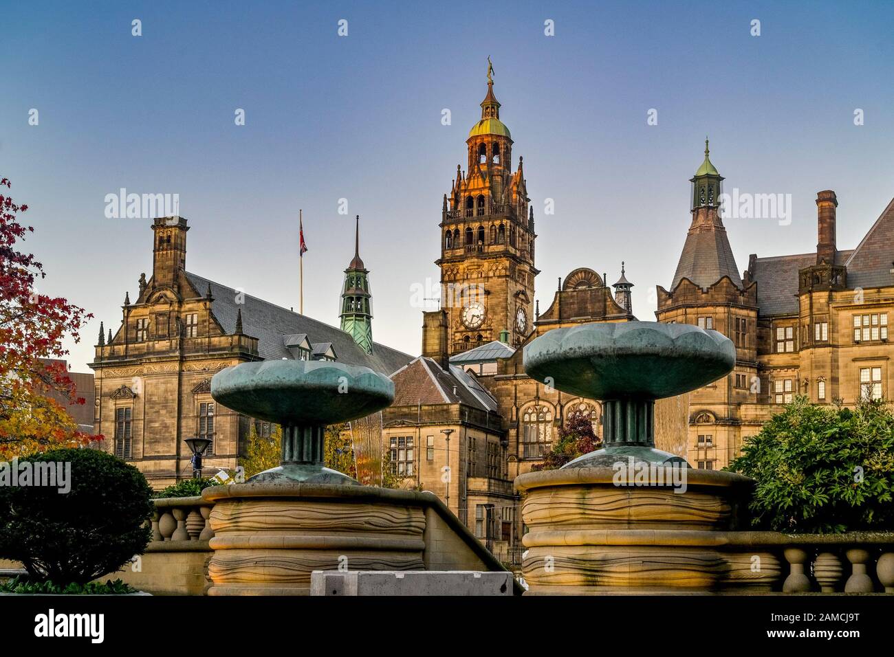 Sheffield Town Hall, Sheffield, Yorkshire, England, UK Stock Photo - Alamy
