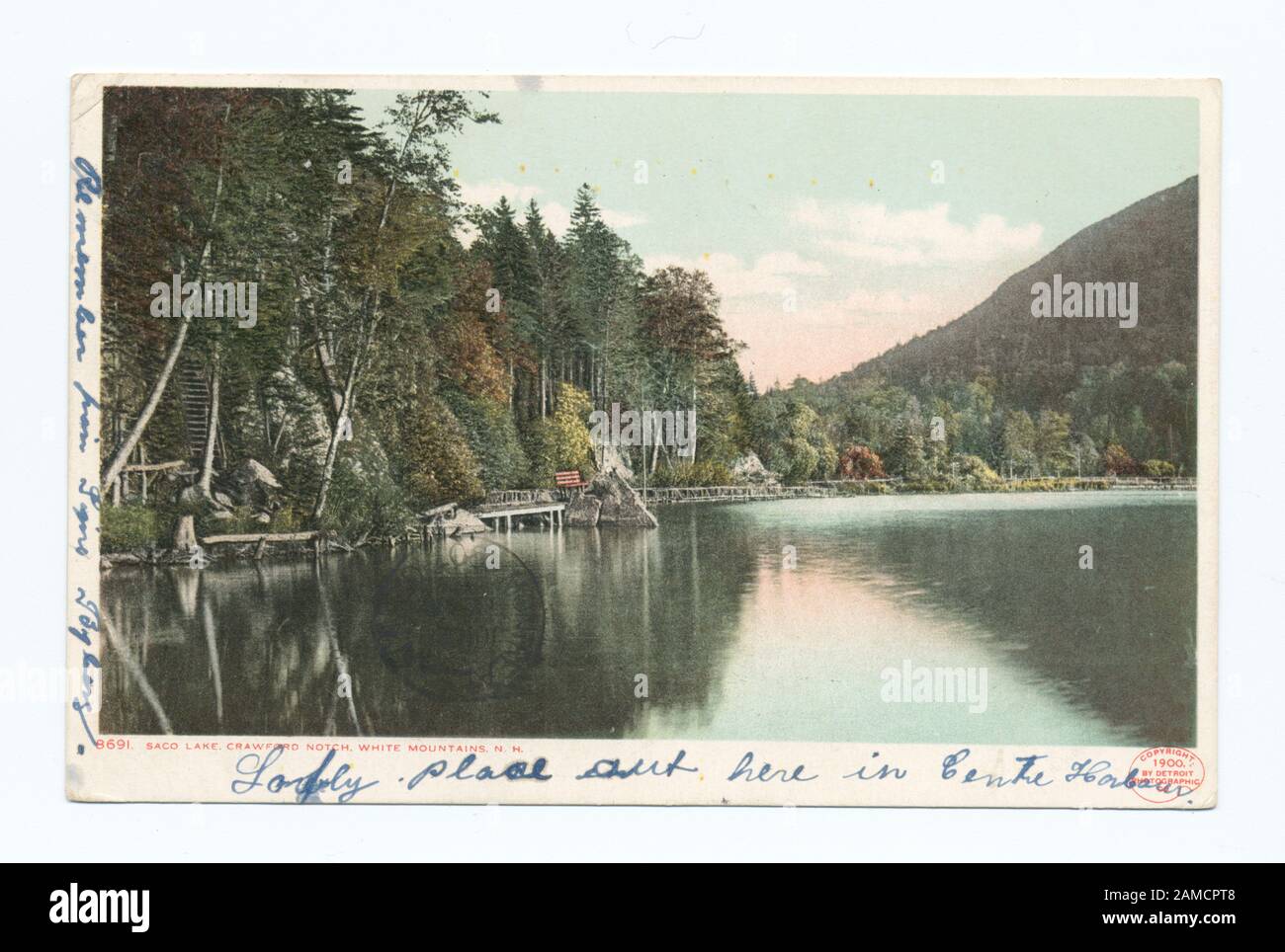 Saco Lake, Crawford Notch, N H Postcard series number: 8691 Last series ...