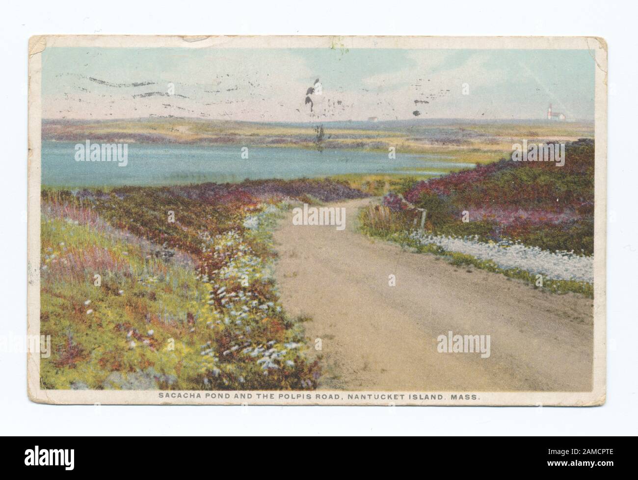 Sacacha Pond and the Polpis Road, Nantucket Island, Mass Sacacha Pond ...