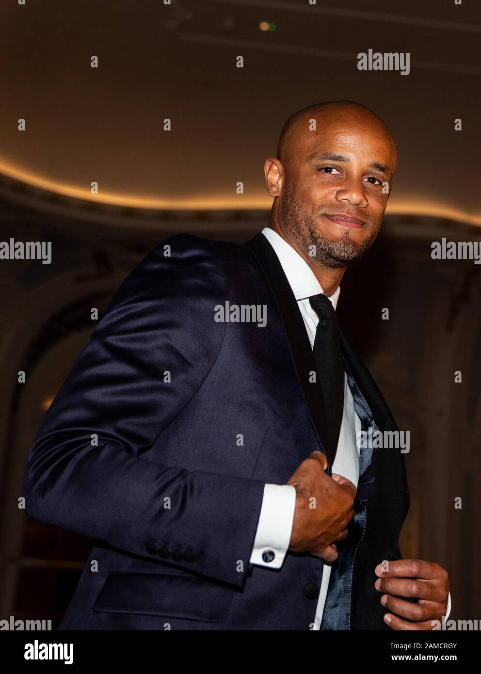 Vincent Kompany collecting his award during the FWA Vincent Kompany ...