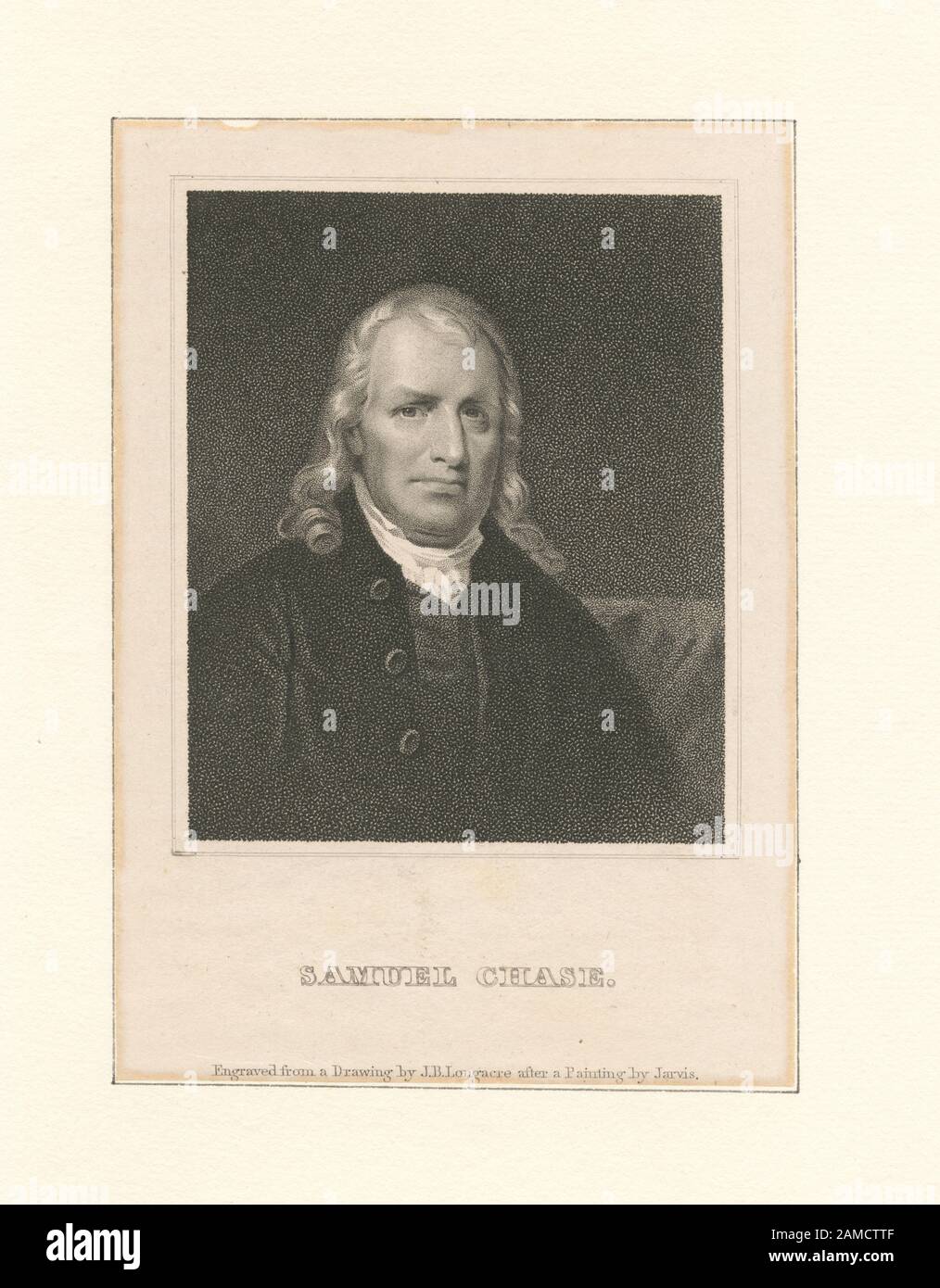 Samuel Chase EM3470 Engraved from a drawing by J.B. Longacre after a ...