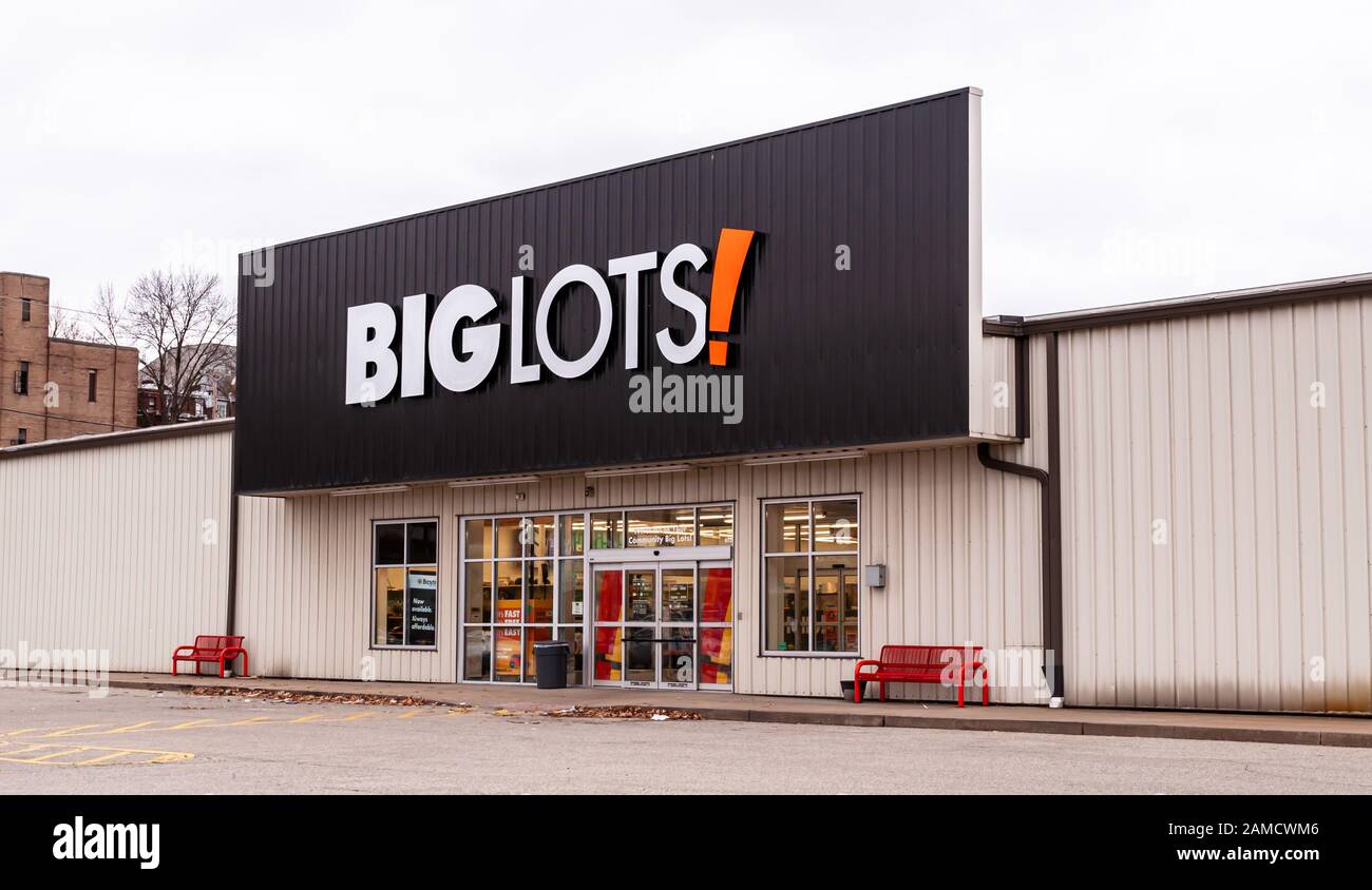 The Big Lots store, a national retail store, Homestead, Pennsylvania ...