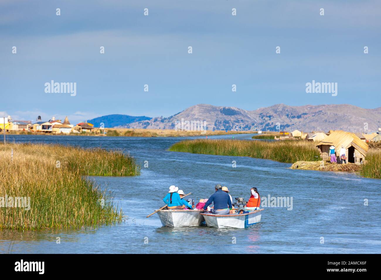 Floating islands of Uros, Lake Titicaca, Peru, South America - 2019-12 ...