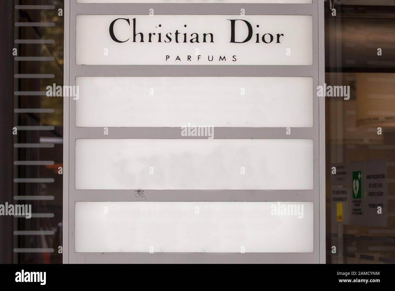 Christian dior sign hi-res stock photography and images - Alamy