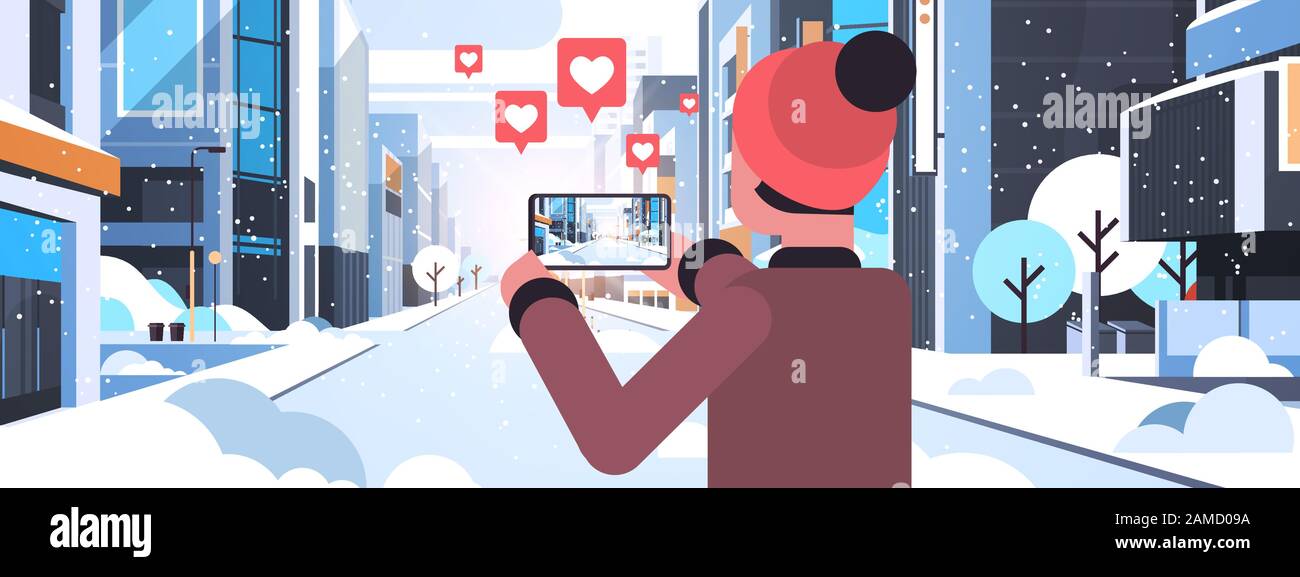 Live streaming on the street Stock Vector Images - Alamy