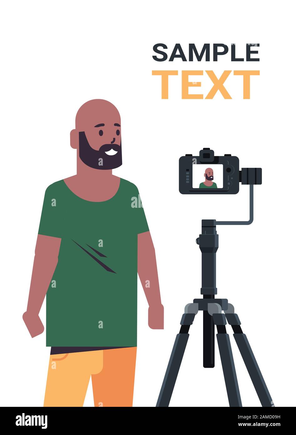 African American Man Cartoon Camera African American Man Rh Head Nas,