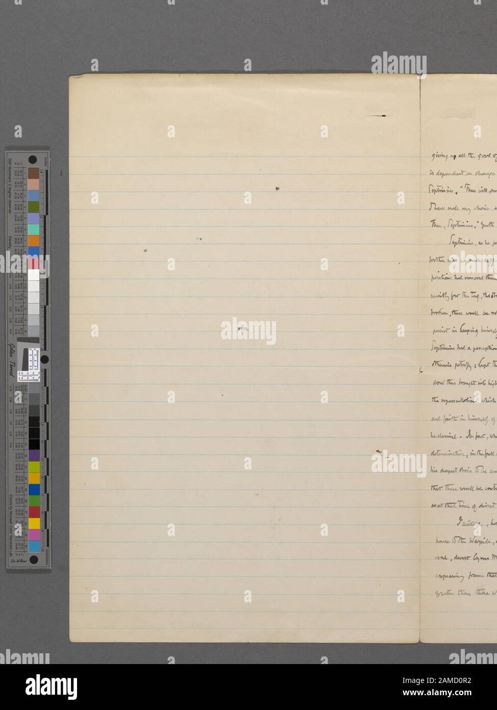Septimius Holograph first draft (1861-62) Digitization was made ...