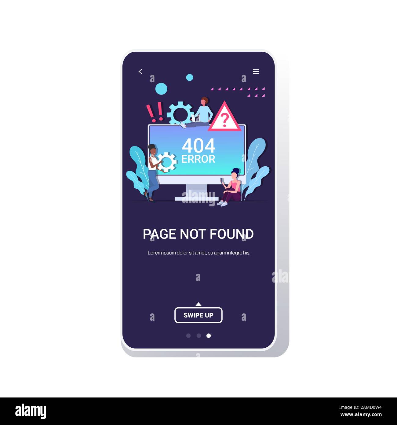 Mobile screen repairing Stock Vector Images - Alamy