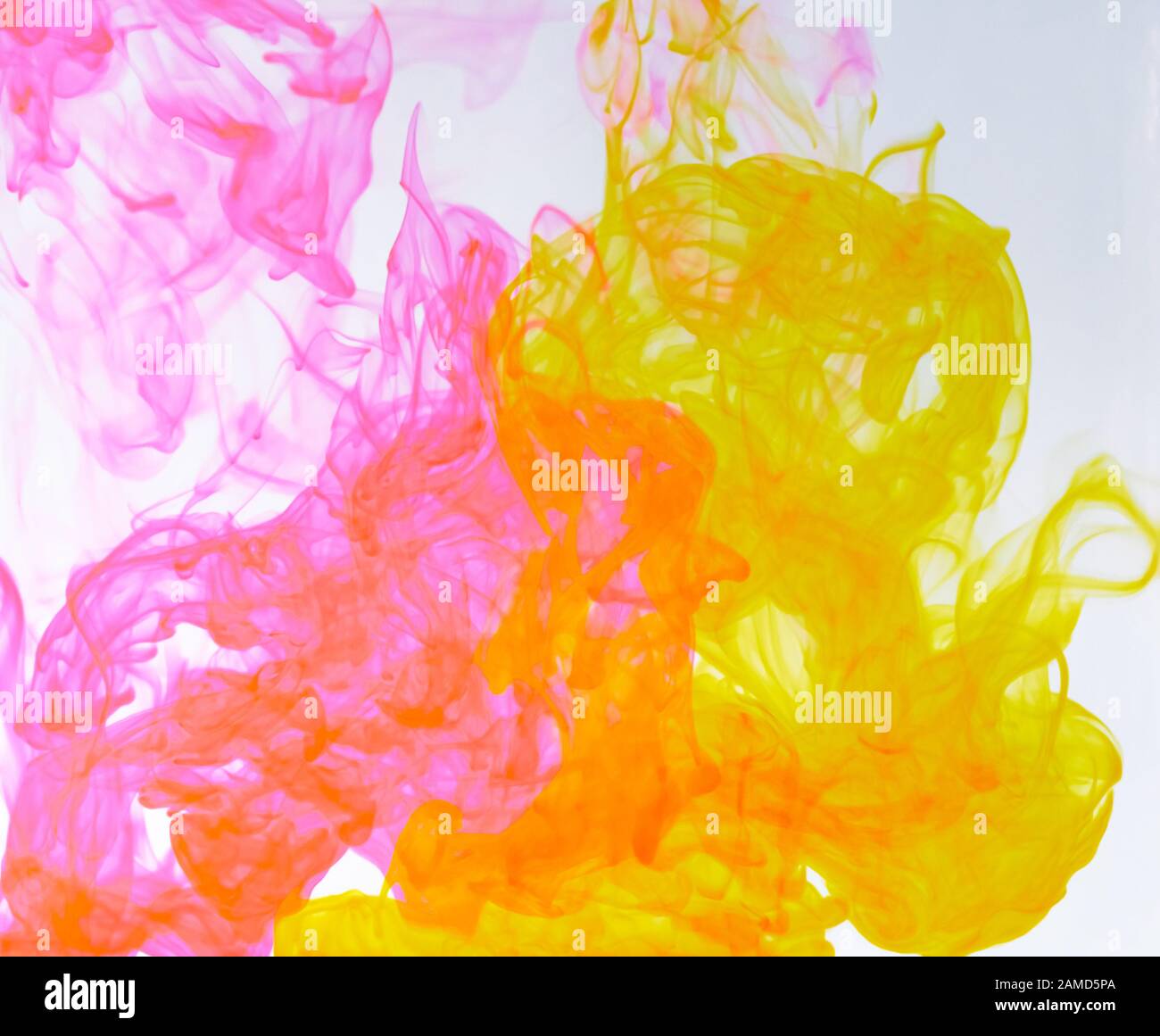 Food color drop and dissolve in water for abstract and background Stock ...
