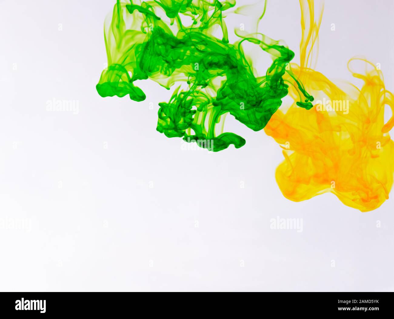 Food color drop and dissolve in water for abstract and background Stock ...
