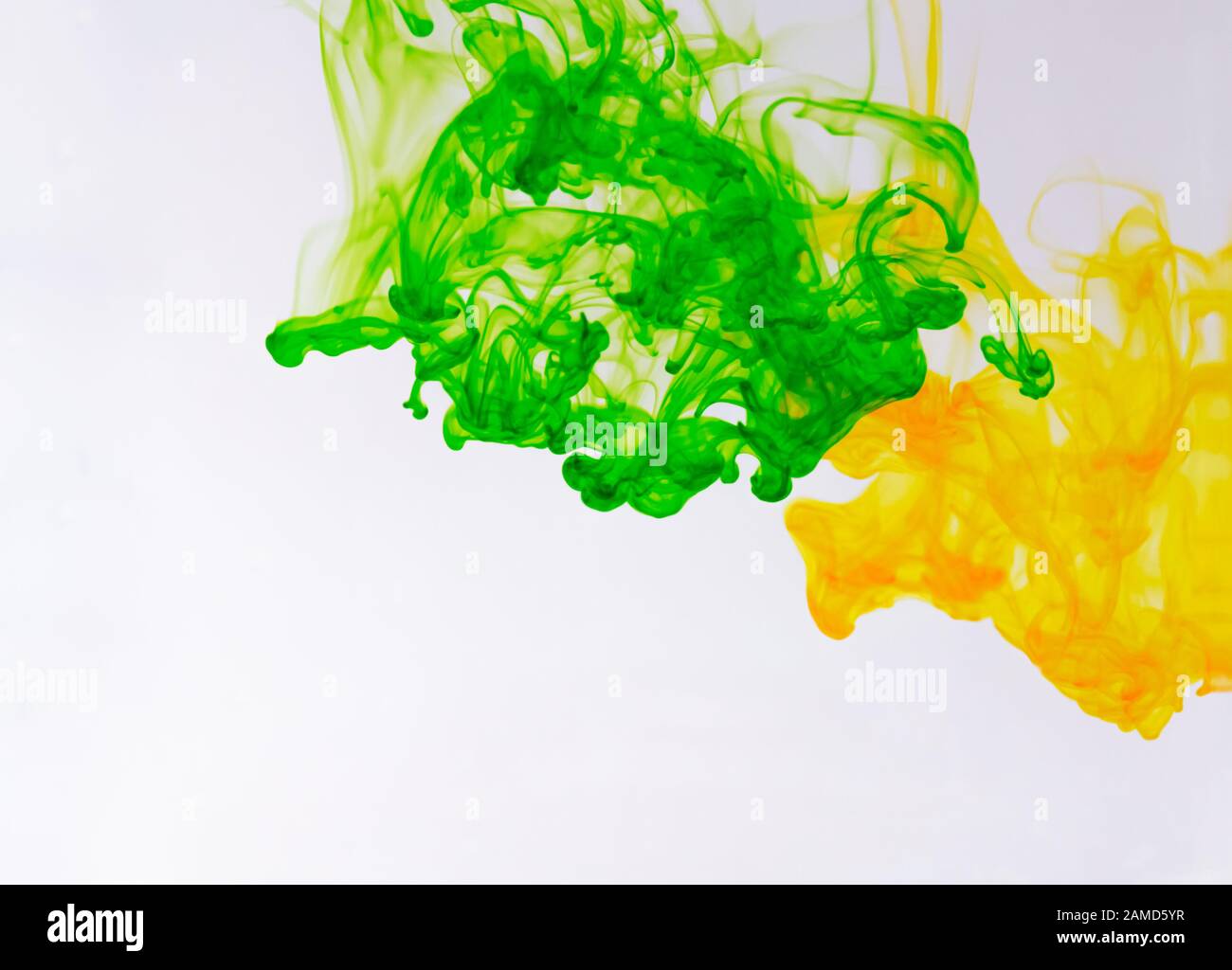 Food color drop and dissolve in water for abstract and background Stock ...