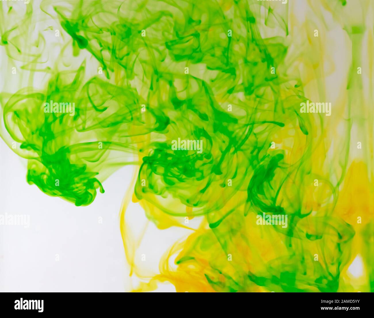 Food color drop and dissolve in water for abstract and background Stock ...