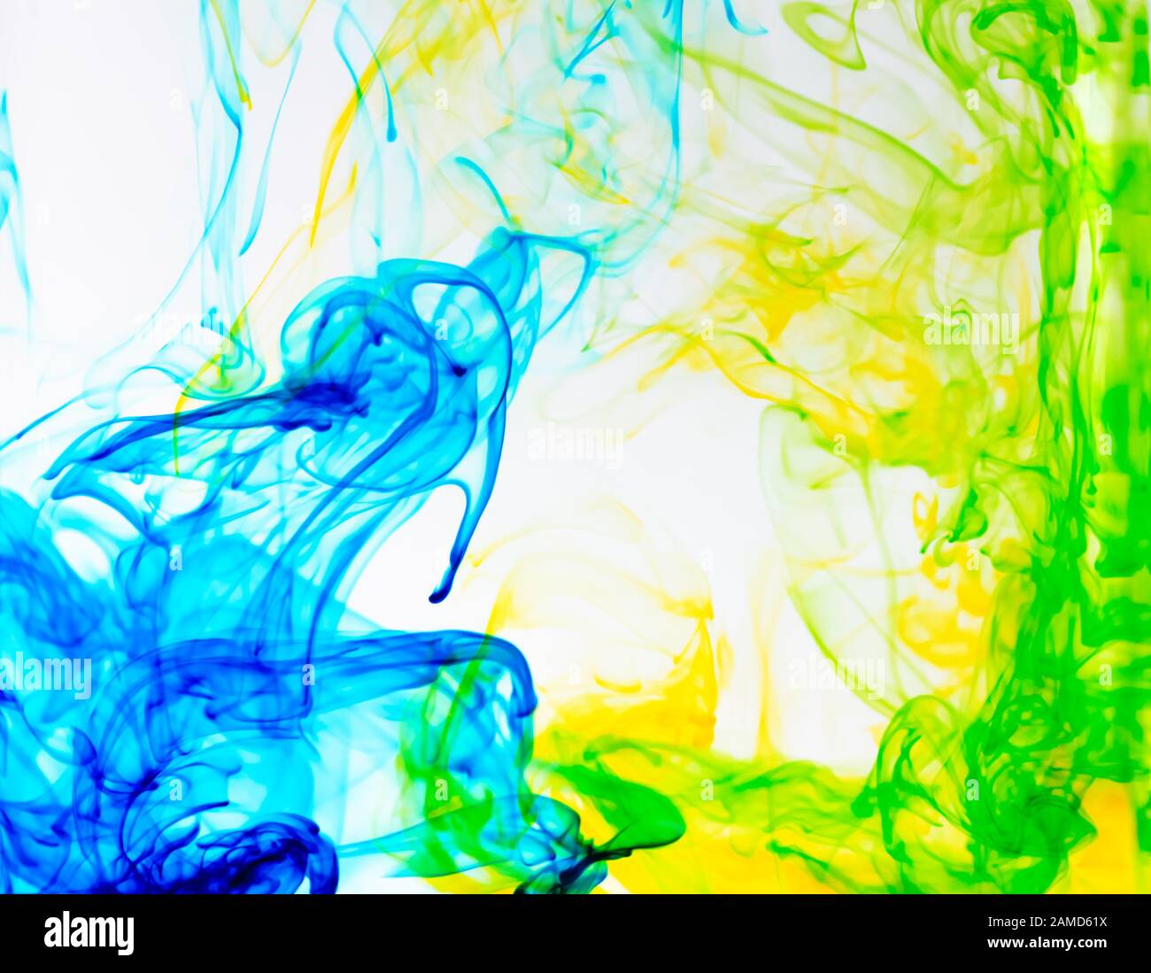 Food color drop and dissolve in water for abstract and background Stock ...