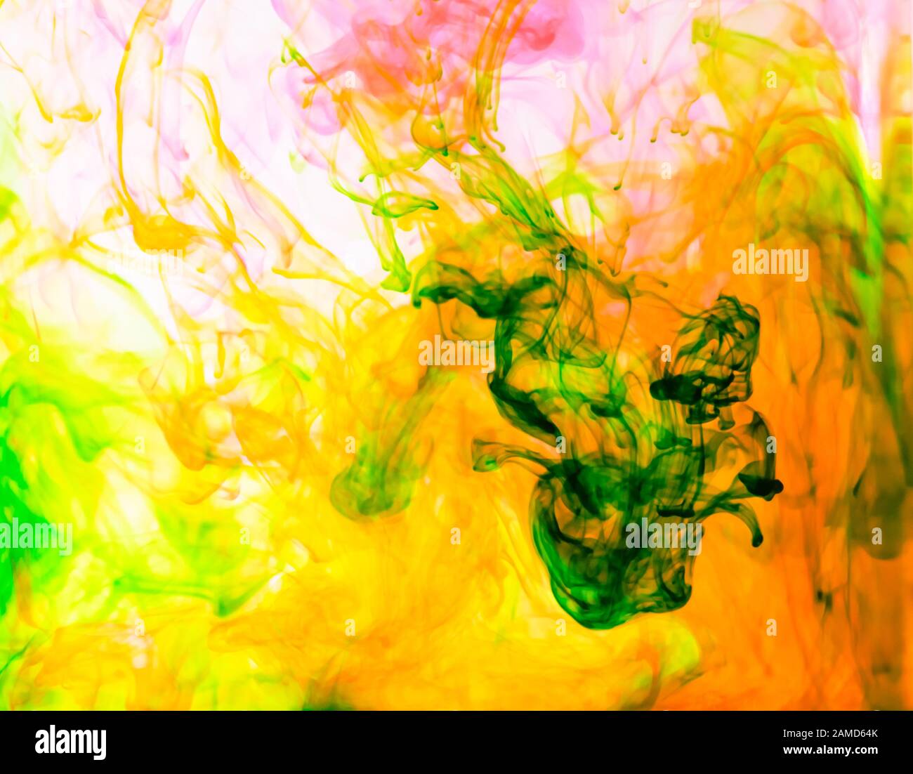 Food color drop and dissolve in water for abstract and background Stock ...