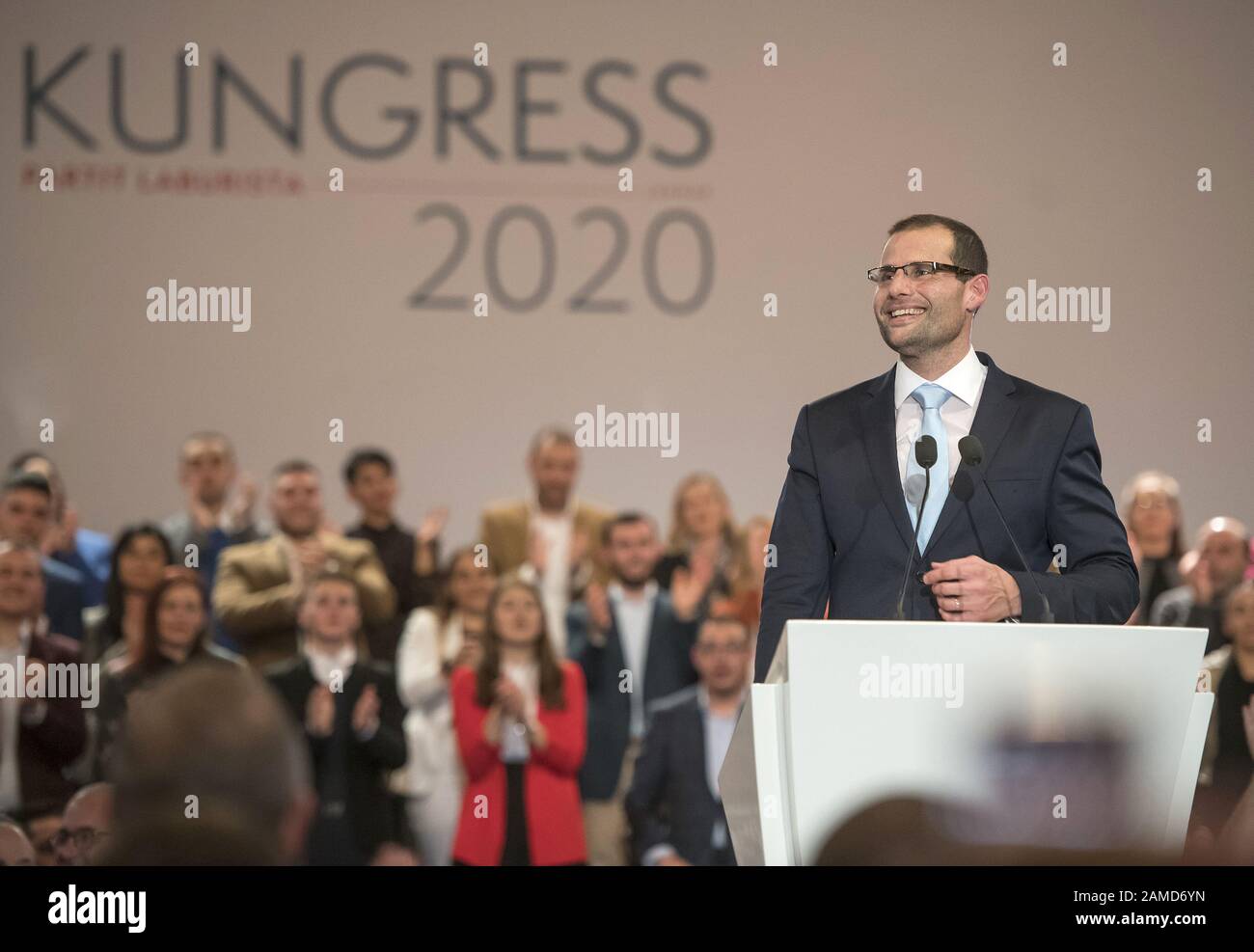 Beijing, Malta. 12th Jan, 2020. Maltese Labour Party's new leader ...